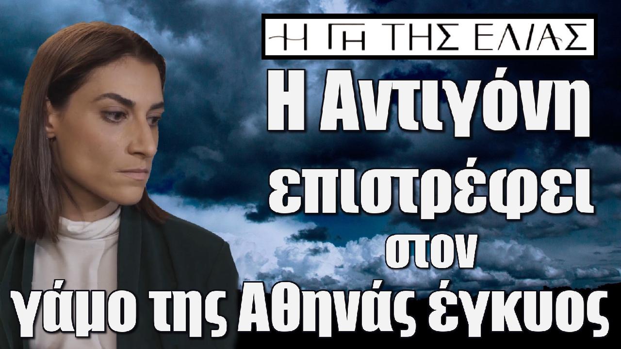 i antigoni epistrefei ston gamo tis athinas egkyos i gi tis elias - DIAVASETO.GR